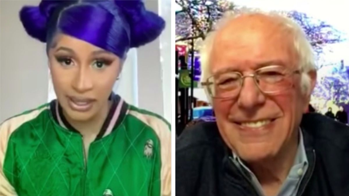 Cardi B Interviews Bernie Sanders About Coronavirus, Healthcare, and ...