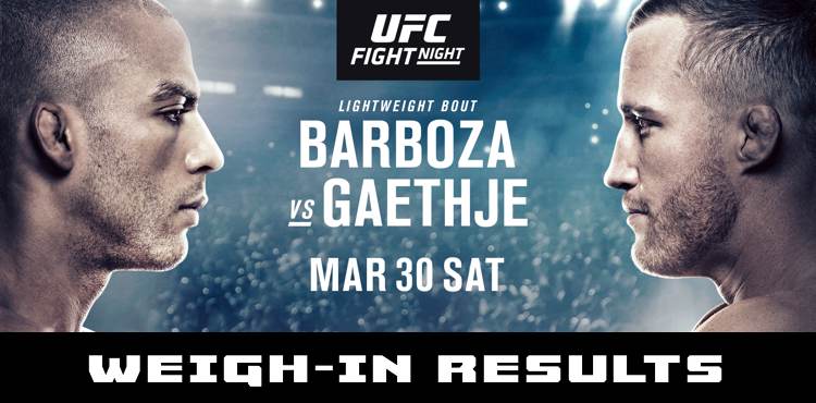 UFC Philly Weigh-in Results: Fight card official, one fighter misses weight