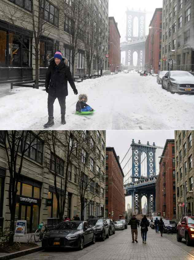 New York City snowfall has never been this late in 154 years