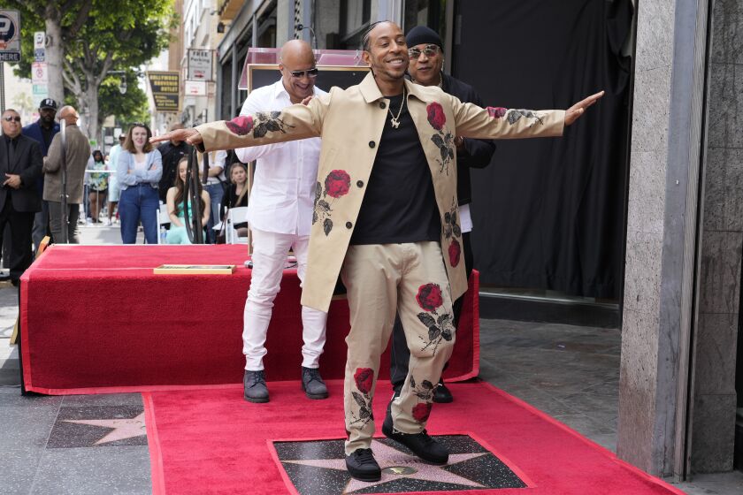 Amid 'Fast & Furious' life, Ludacris can 'stand still' for a star on ...