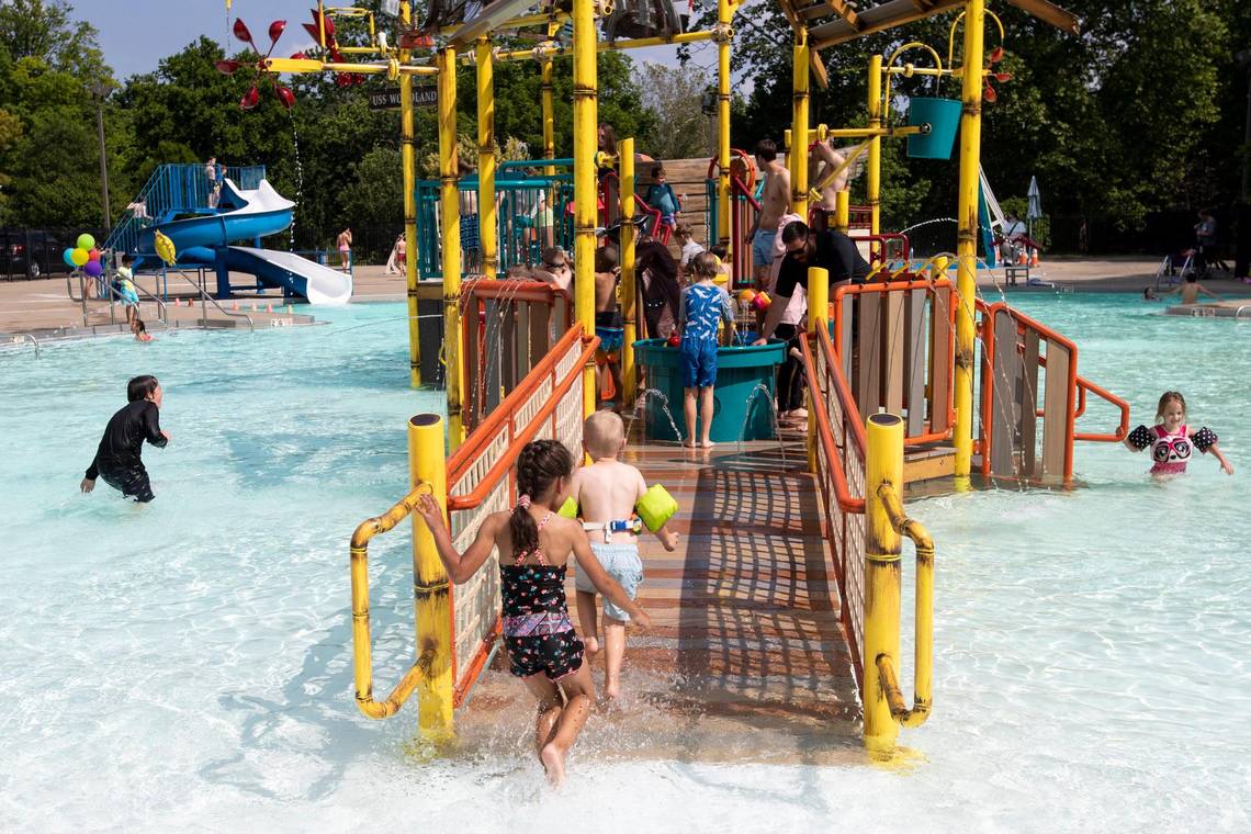 Ahoy! New play structure that replaces pirate ship has sailed into pool ...