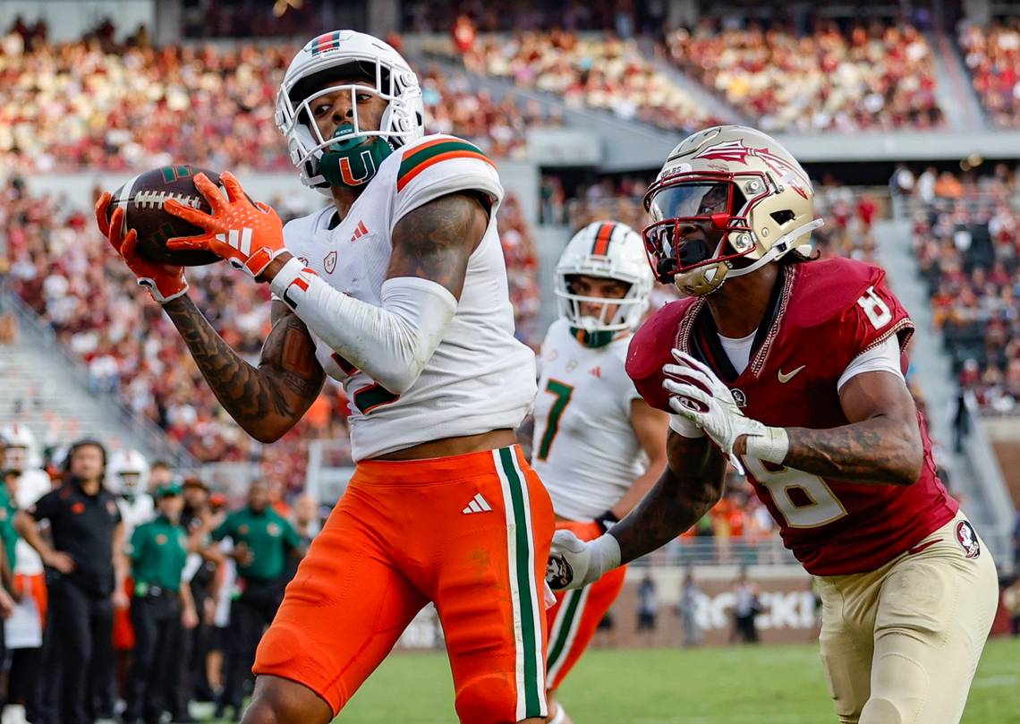 Quiet demeanor but fighting spirit, Jacolby George straining to revive Miami passing game