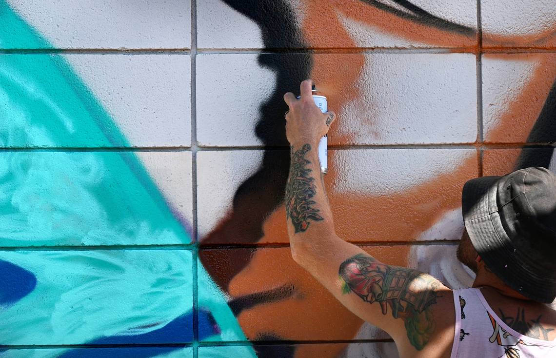 Public can watch as artists create 4 murals in Modesto. Will be ...