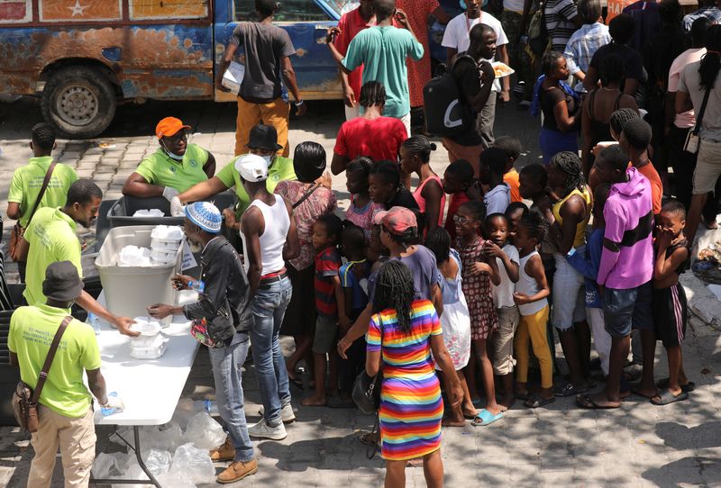 Haiti PM lands in Puerto Rico as gangs displace thousands at home