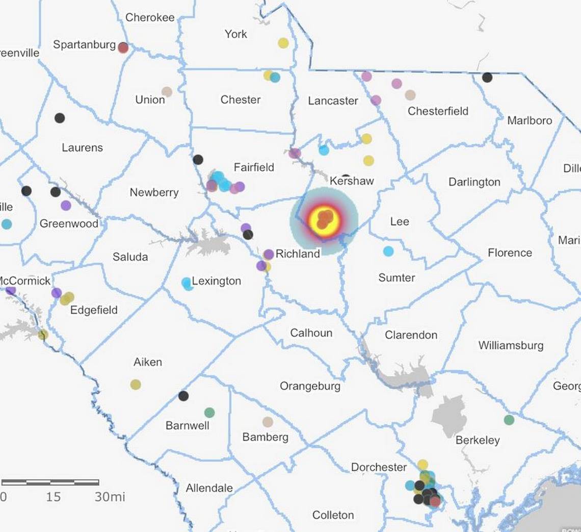 Rumbling continues as early-morning earthquake hits the Columbia area