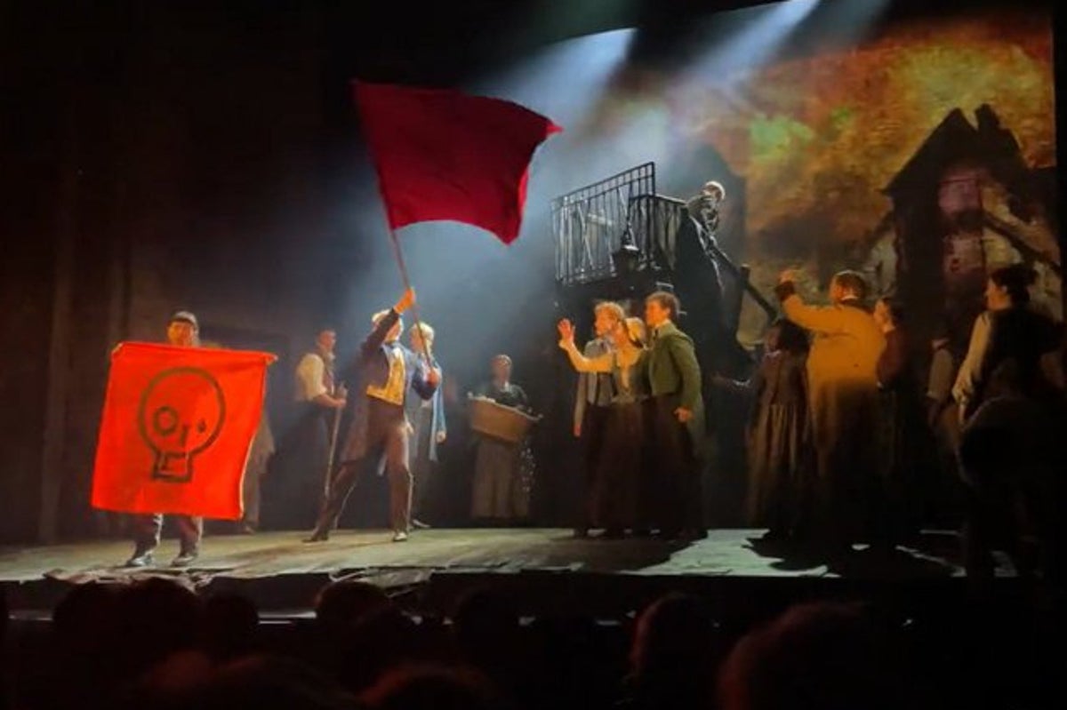 Five charged after Just Stop Oil protesters disrupt Les Miserables show