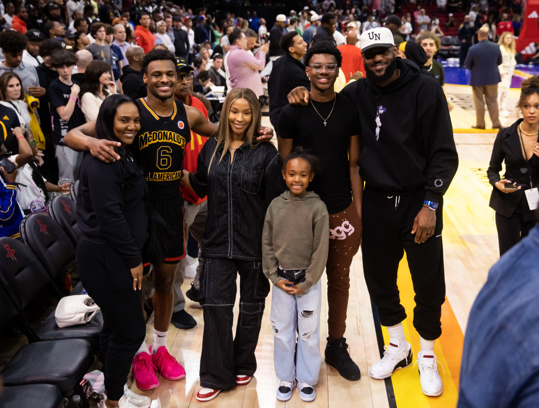 Savannah James Fights Back Tears Over New Photos of Bryce James - Yahoo Sports