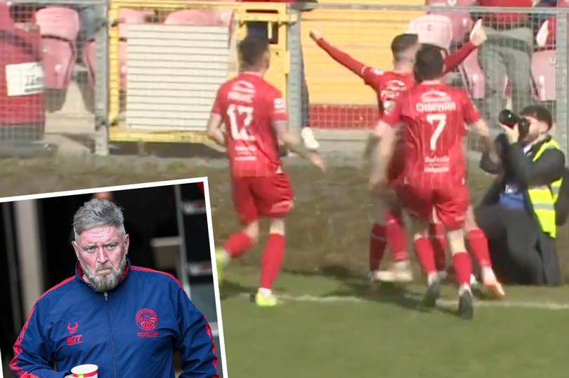 Portadown boss Niall Currie fights back tears as club toasts 'emotional ...