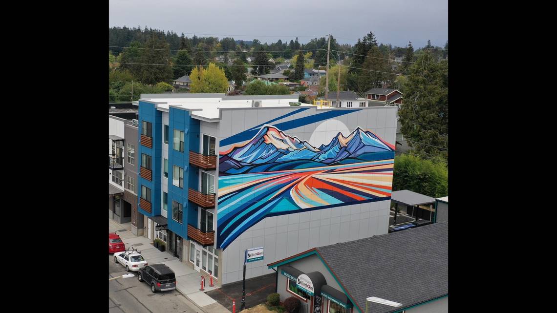 ‘Gorgeous’ 150-foot mural to grace latest of 3 buildings in Bellingham ...