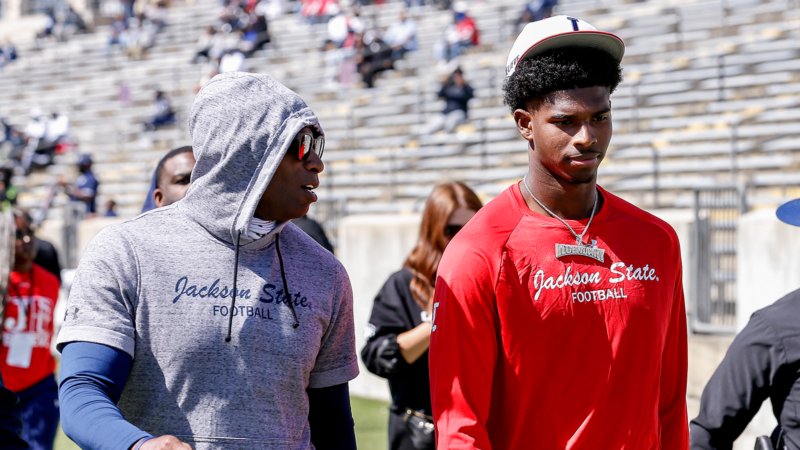Shedeur Sanders Shows Off New Iced-Out Chain And Pendant With His Brand ...