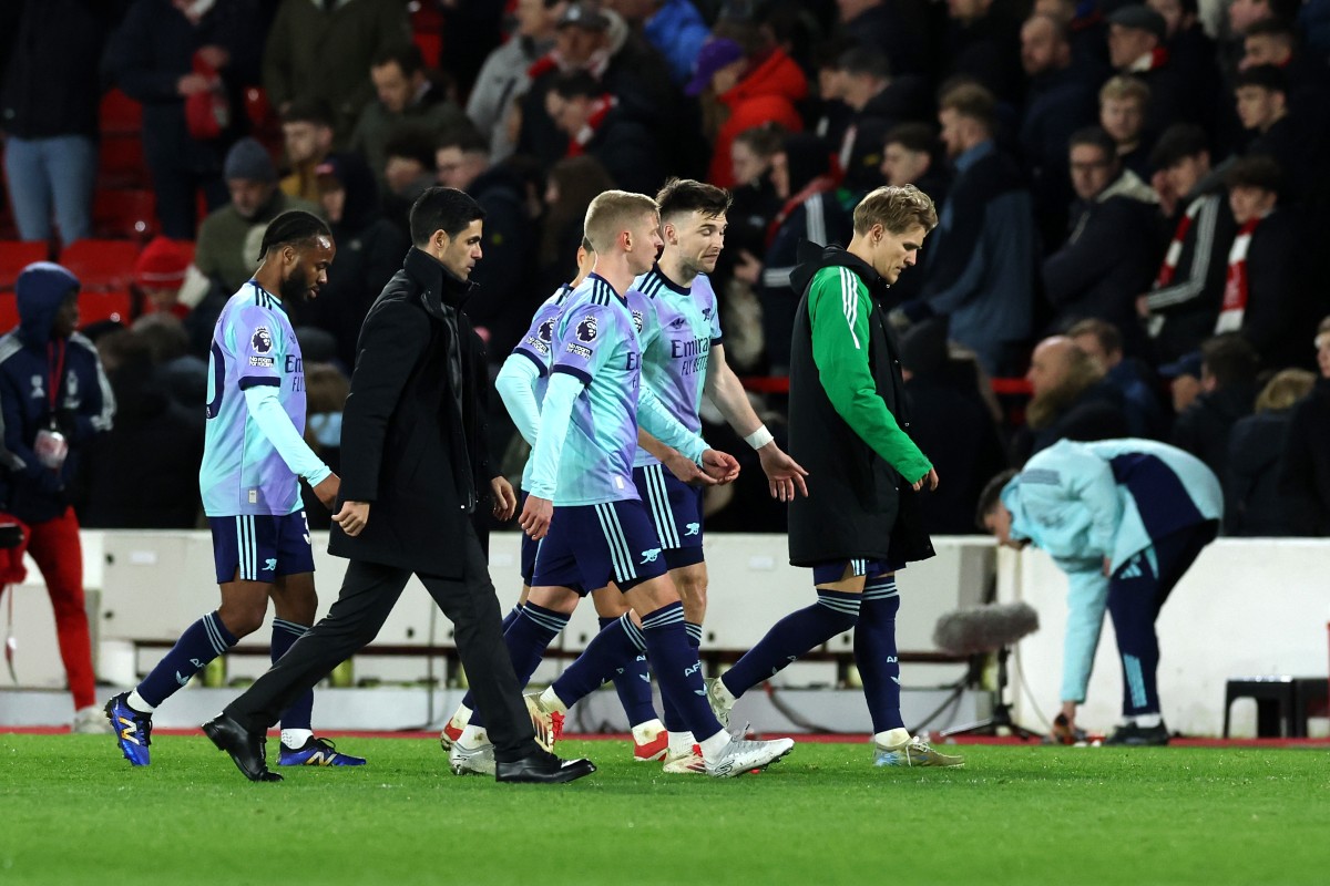 Mikel Arteta provides injury update on three Arsenal players following draw vs Forest - Yahoo Sports