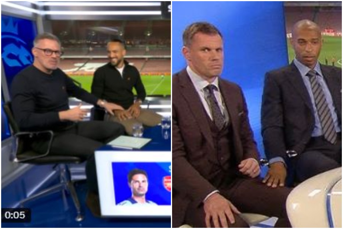 Jamie Carragher somehow manages to recreate hilarious iconic moment ...