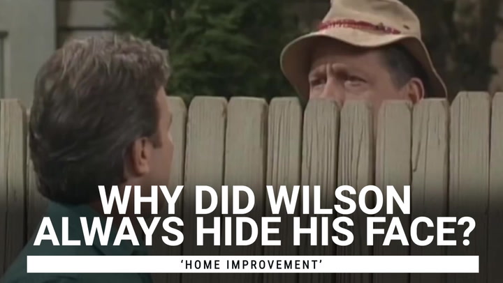 The Story Behind Wilson Always Hiding His Face Behind The Fence On ...