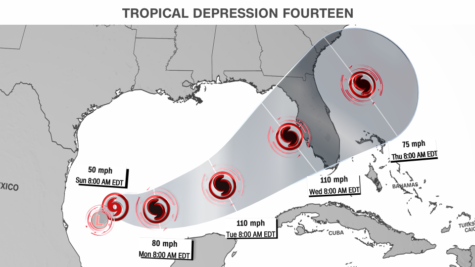 Florida is on alert as a new tropical depression forms in the Gulf ...