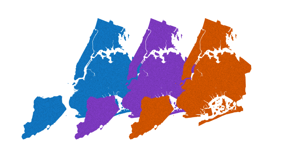 Zohran Mamdani’s historic NYC win, in three maps - Yahoo News
