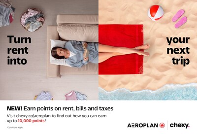 Aeroplan partners with Chexy to Turn Essential Expenses into Exciting ...