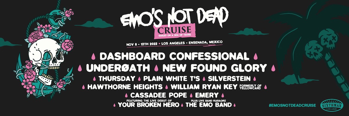 Inaugural Emo’s Not Dead Cruise: Dashboard Confessional, New Found ...