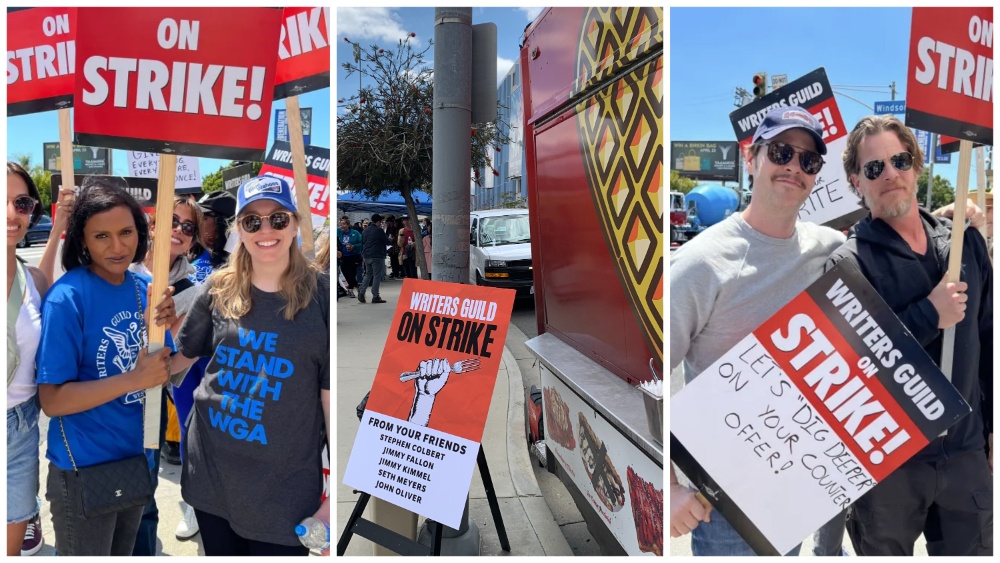Dispatches From WGA Picket Lines, Day 4: Pete Davidson Brings Pizza ...