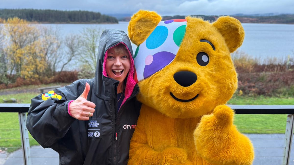 Sara Cox kicks off five-marathon Children In Need challenge after pep ...