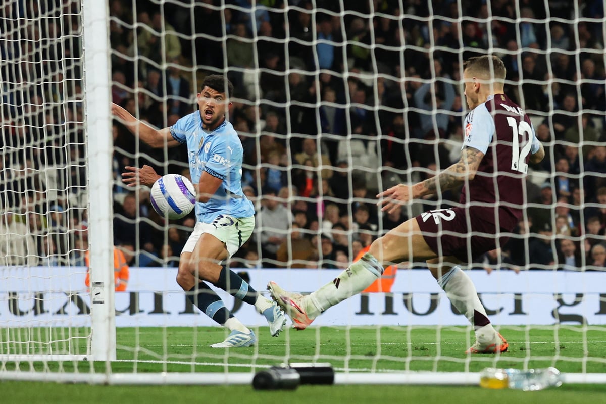 Man City 2-1 Aston Villa: Matheus Nunes hits injury-time winner in ...