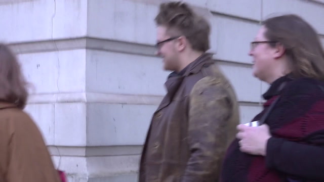 Harry May walks out the court after being pleaded guilty to throwing an ...