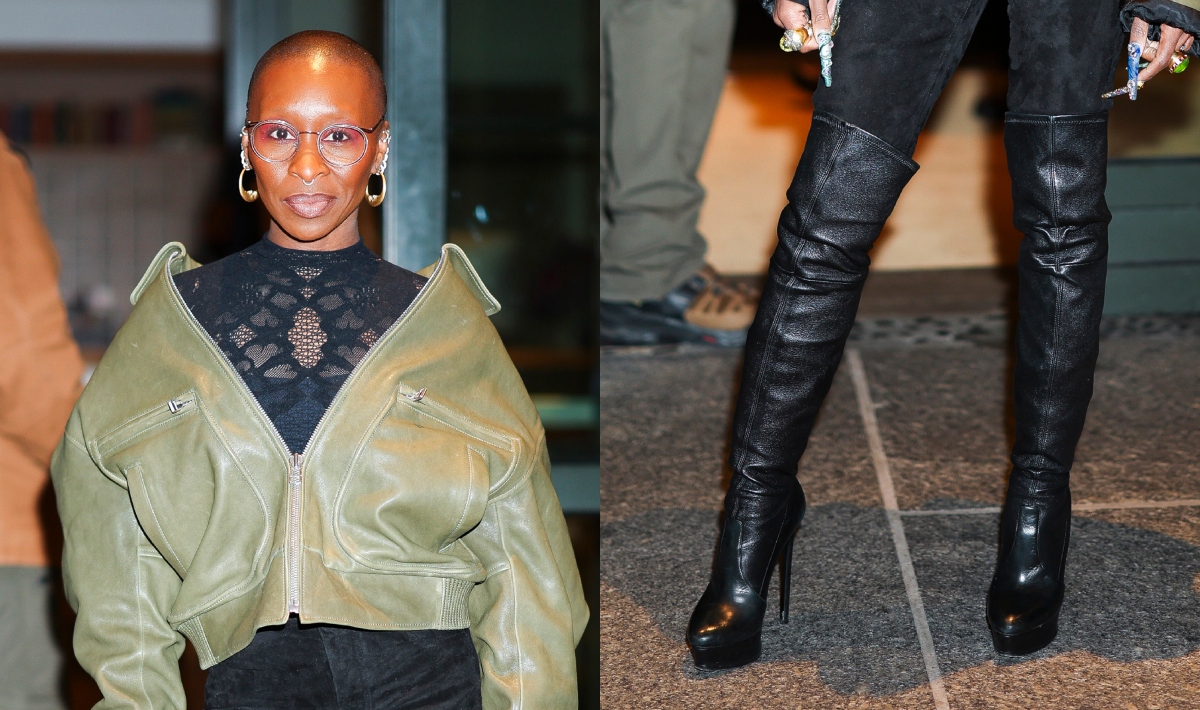 Cynthia Erivo Towers in Winter-Ready Thigh-High Boots for ‘Wicked’ Q&A ...