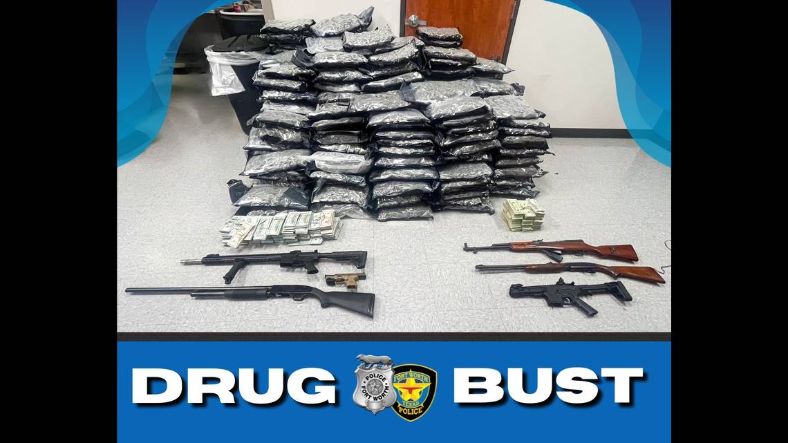 Fort Worth police seize 300 pounds of marijuana, stacks of cash in recent bust - Yahoo News Canada