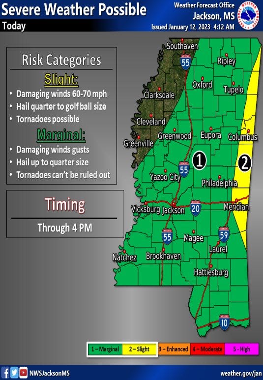 Severe weather update: Possible tornado causes damage in Monroe County