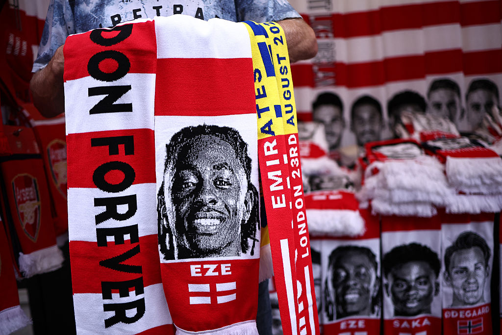 Arsenal confirm signing of Ebere Eze from Crystal Palace - Yahoo Sports