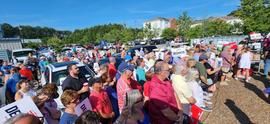 Live Coverage: Ron DeSantis’ campaign stop in Bluffton