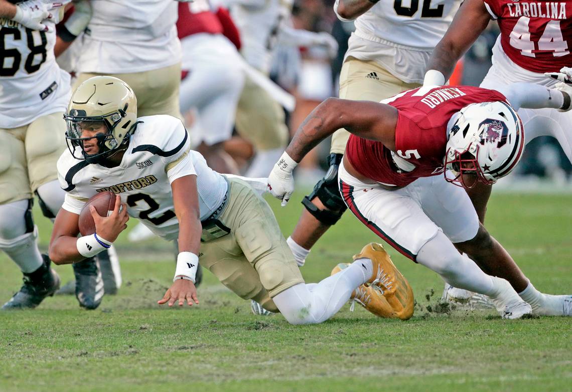 South Carolina football wins big in home finale against Wofford - Yahoo ...