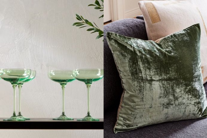 Green is majorly trending right now, so I found 18 fresh home decor ...