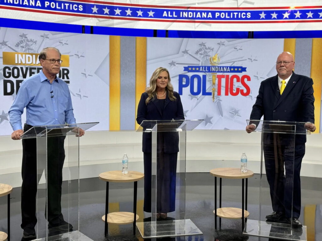 All three Indiana gubernatorial candidates meet — for the first time ...