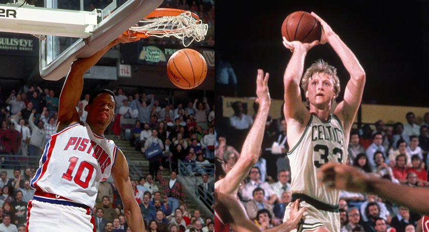 'He'd be in Europe': Dennis Rodman assesses Larry Bird's game for today ...