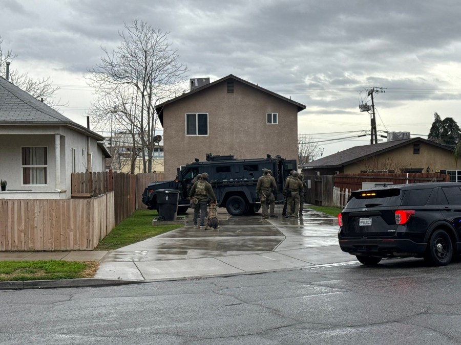 BPD SWAT unit utilized while serving search warrant on Pacific Street