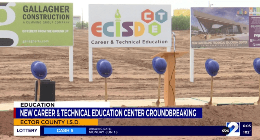 ECISD breaks ground on new CTE building