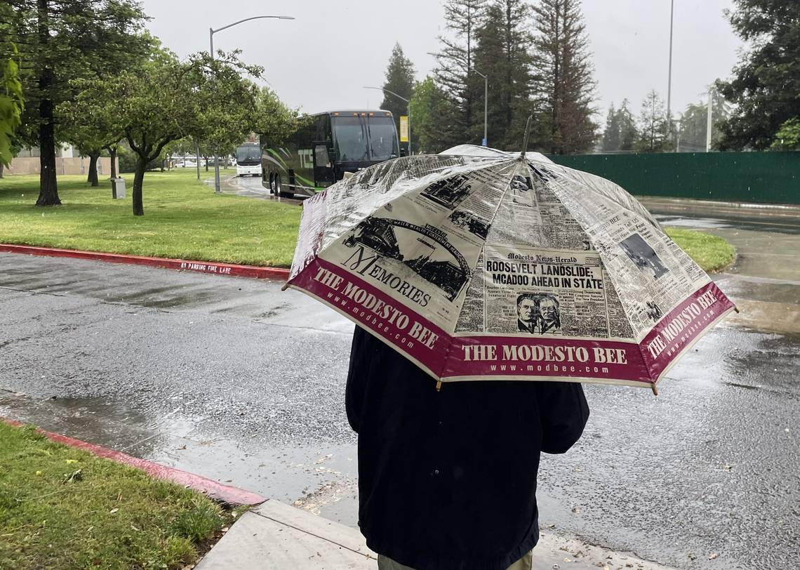 Modesto area has a record day for weather. One rain-soaked event gets a ...