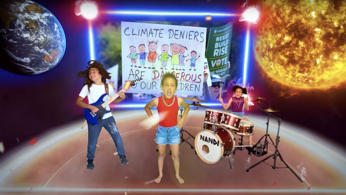 Nandi Bushell Leads Kid’s Rock Anthem About Climate Change