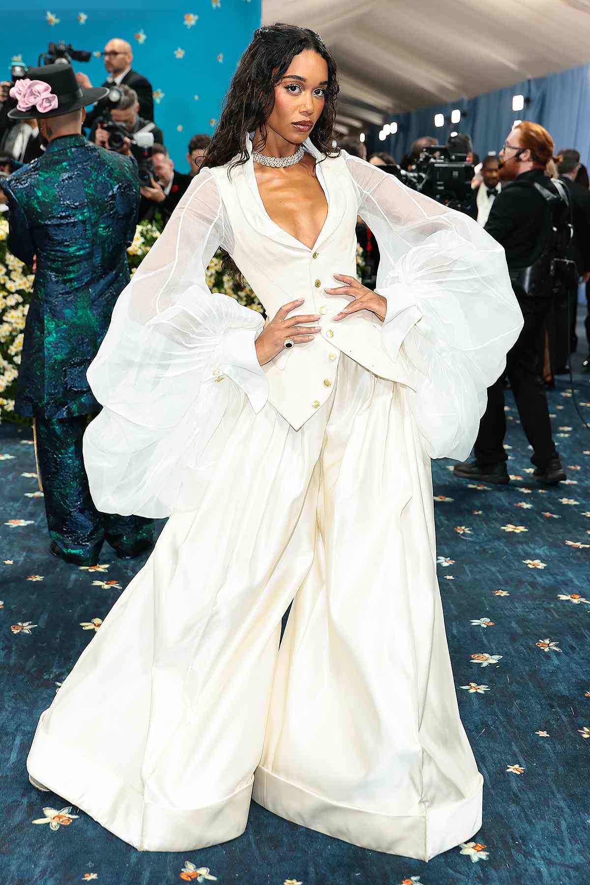 Laura Harrier Attends Met Gala 2025 Without Engagement Ring amid ...