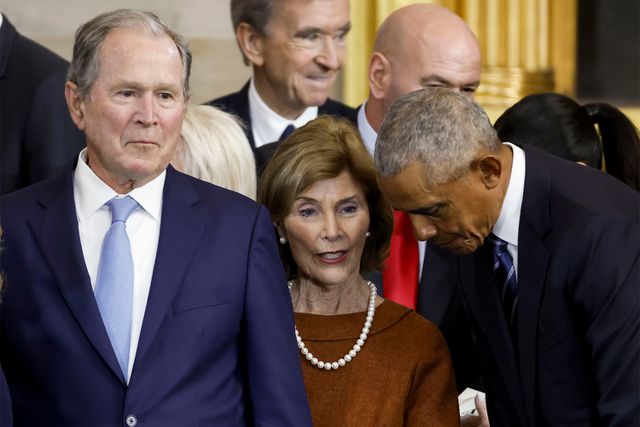 Barack Obama Tells Reporter George W. Bush ‘Just Barely’ Behaved During ...