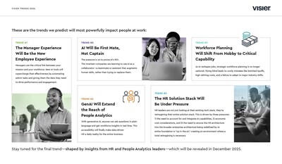 The Visier 2026 Trends Report Reveals How AI Will Redefine Leadership ...