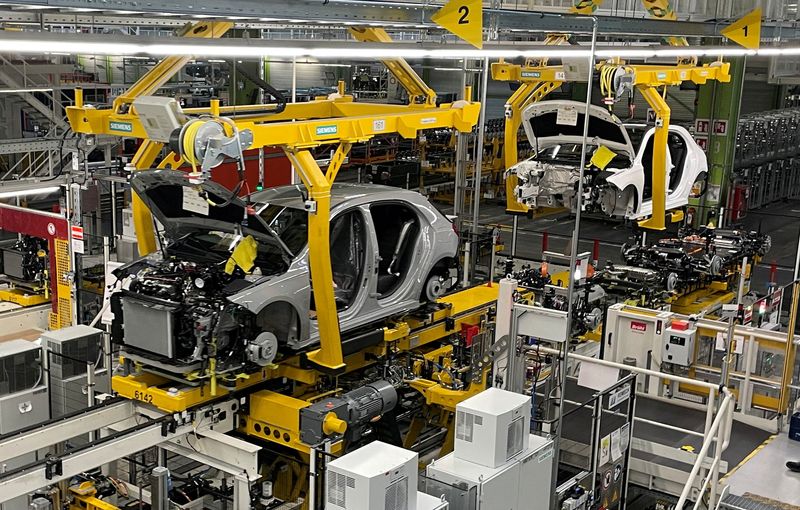 German manufacturing drives modest growth in August, PMI shows