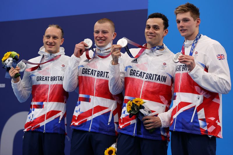 Olympics-Swimming-Relay silver completes Britain's best ever Games in ...
