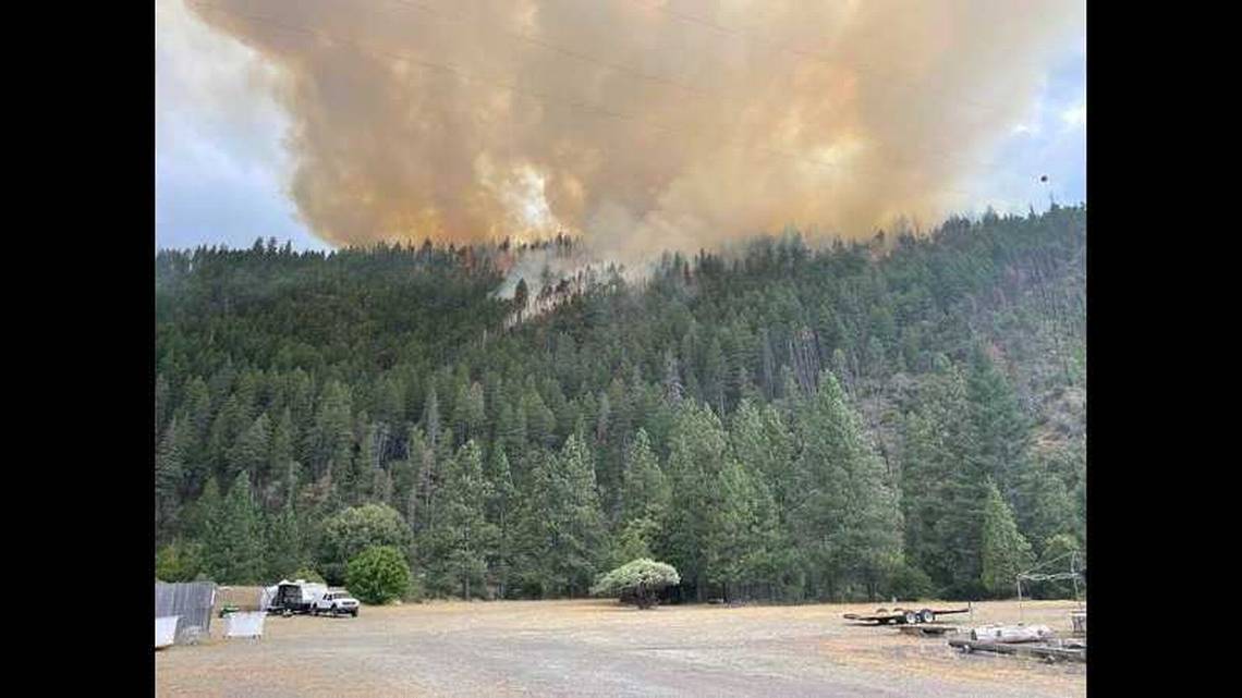 Lightning sparks cluster of wildfires in Northern California. Some ...
