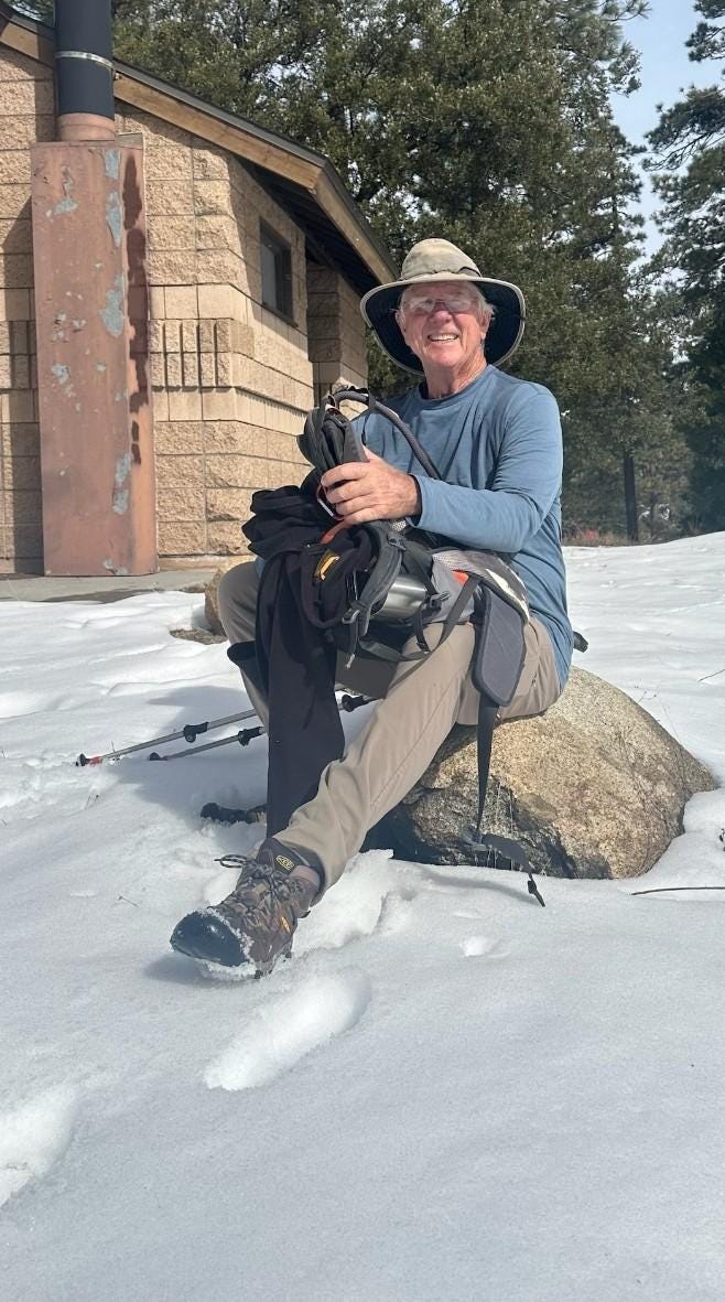 Friends and students mourn Palm Springs’ Andy Hollinger, an avid hiker ...
