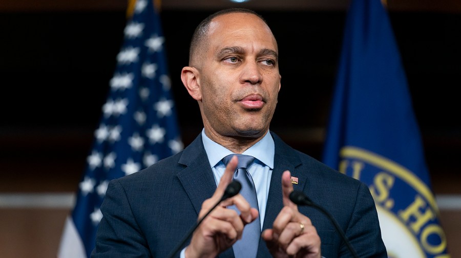 Jeffries does not say whether he is concerned Trump’s conviction will ...