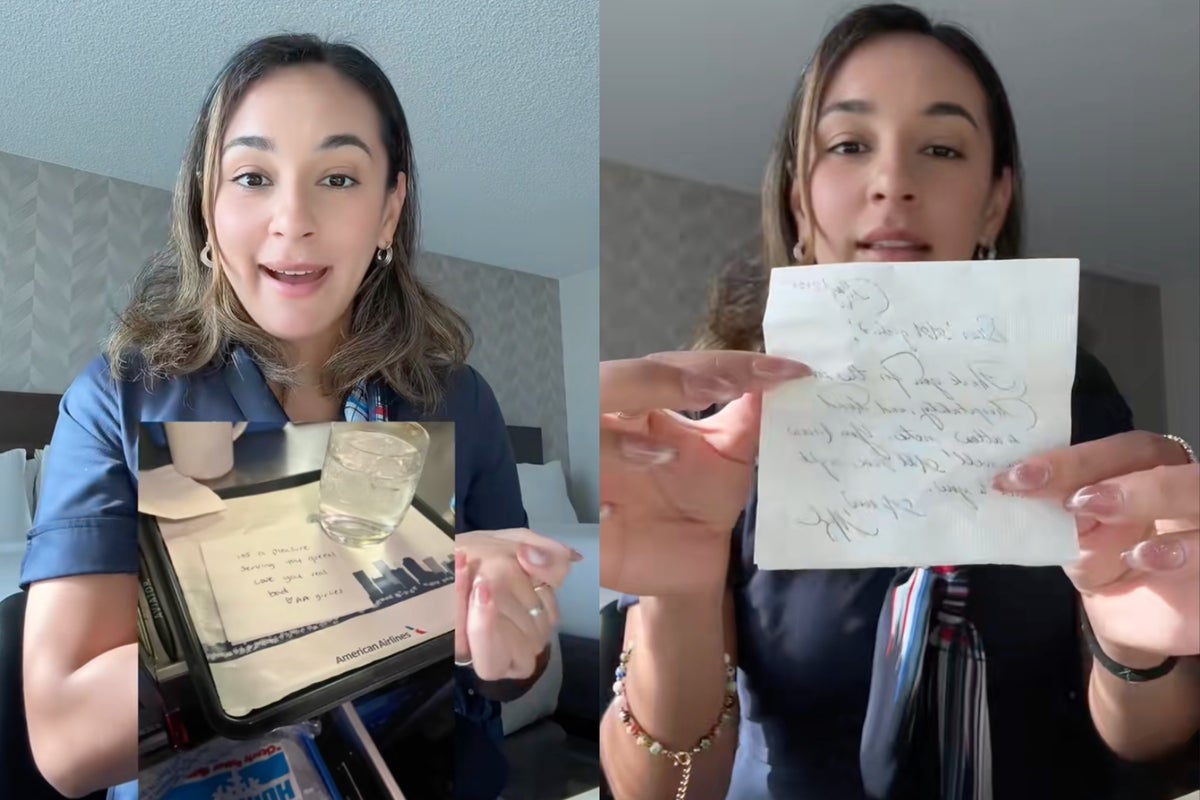 Flight attendant reveals handwritten note from Meghan Markle after ...