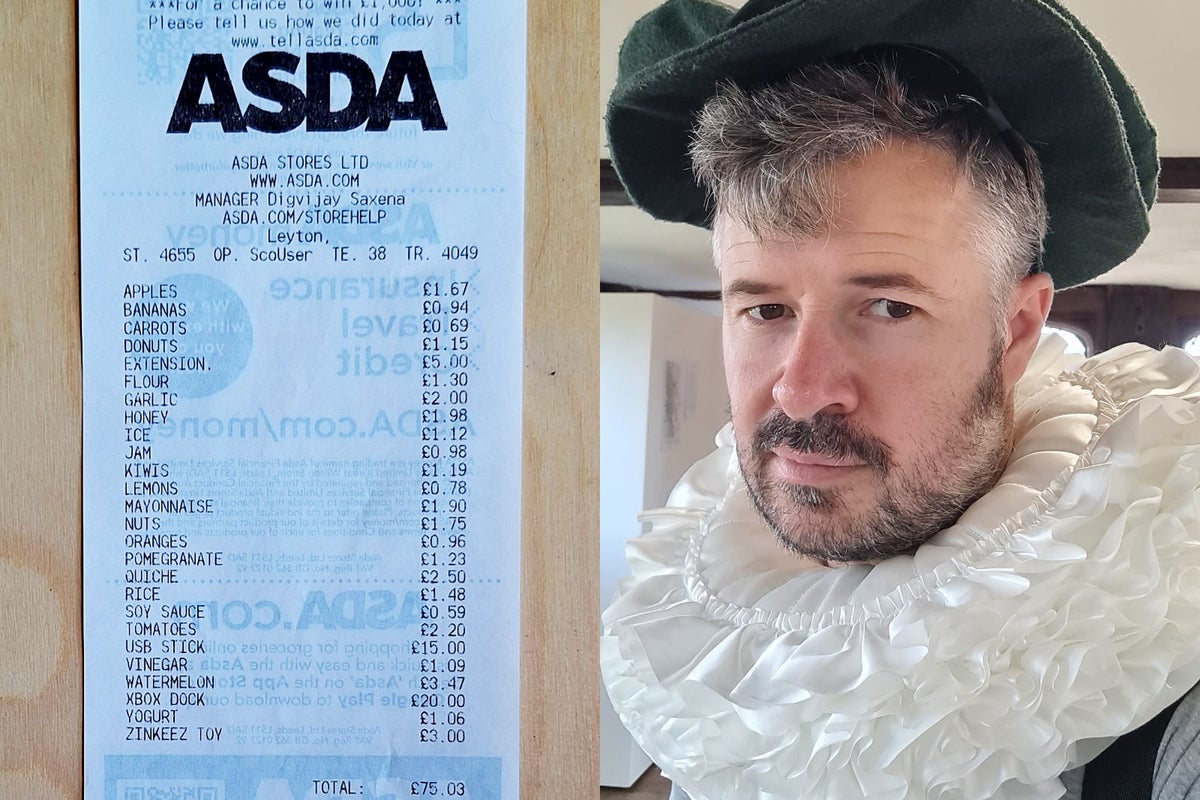 Man’s 26-item supermarket receipt goes viral for perfect order - Yahoo News UK