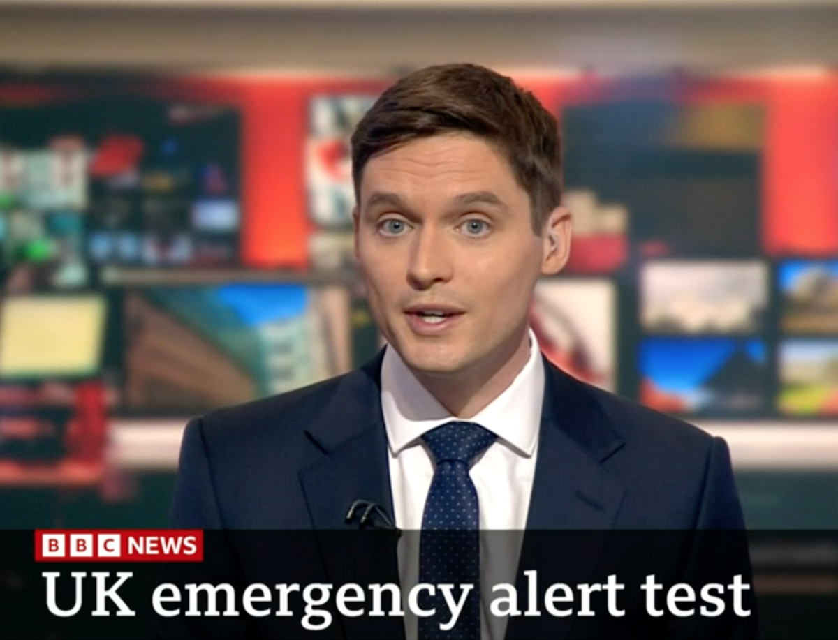 Awkward moment BBC newsreader’s interview interrupted by emergency ...