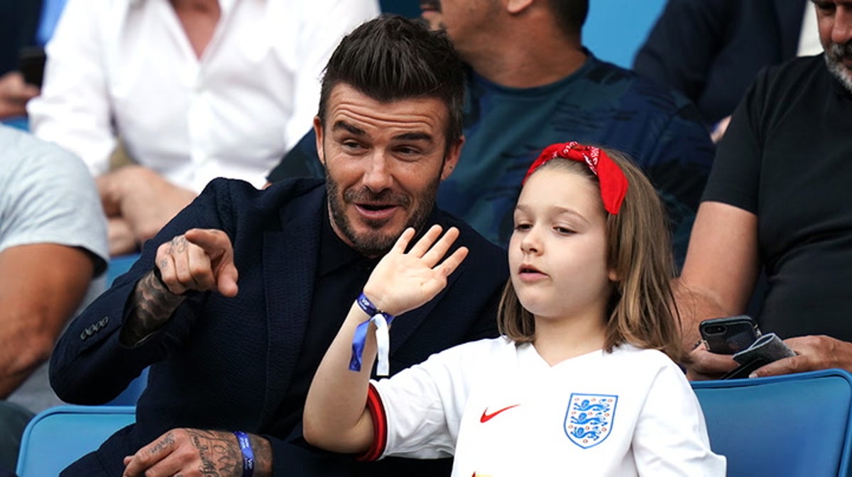 David Beckham shares 'sticky stuff' recipe for daughter Harper